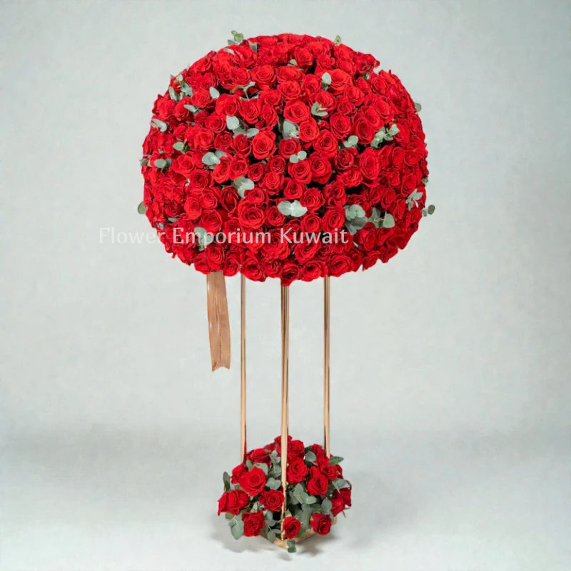 VIP Red Roses Stand – Flower Emporium